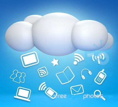 3d Cloud Idea Stock Image - Royalty Free Image ID 100112471