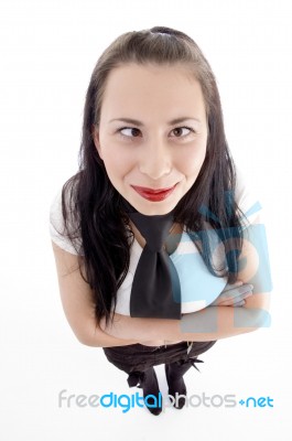 Aerial View Of Beautiful Female Stock Photo - Royalty Free Image ID ...