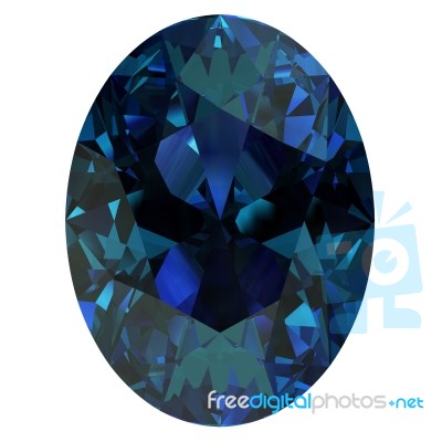 Alexandrite On White Background Stock Image - Royalty Free Image ID ...
