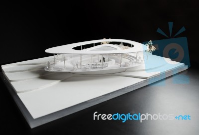 Architectural Model With Contour Stock Photo - Royalty Free Image ID ...