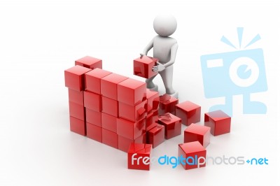 Arrange Bricks Stock Image - Royalty Free Image ID 10022565