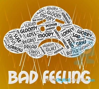 Bad Feeling Indicates Ill Will And Animosity Stock Image - Royalty Free ...