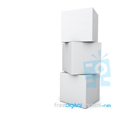 Blank Boxes Stock Image - Royalty Free Image ID 100417158