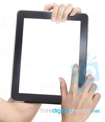 Blank IPad Stock Photo - Royalty Free Image ID 10025657