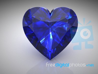 Blue Sapphire Stock Image - Royalty Free Image ID 100169676