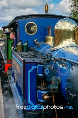 Bluebell Steam Engine At Sheffield Park Station Stock Photo - Royalty ...