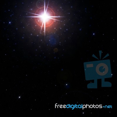 Bright Star Stock Image - Royalty Free Image ID 10036313