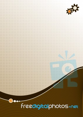 Brown Cog Presentation Background Stock Image - Royalty Free Image ID ...