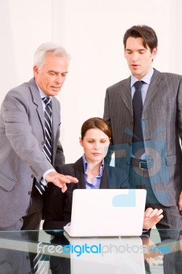 Business People Under Discussion Stock Photo - Royalty Free Image ID ...