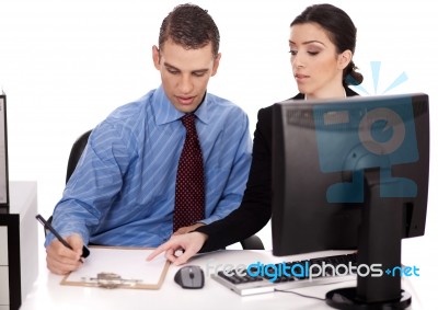 Business Women Explaining Stock Photo - Royalty Free Image ID 10040967