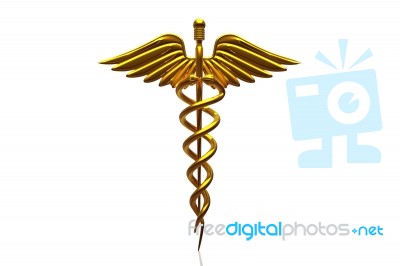 Caduceus Sign Stock Image - Royalty Free Image ID 10019032