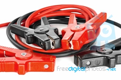 Car Battery Jump Leads Stock Photo - Royalty Free Image ID 10062305