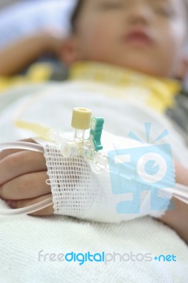 Child Intravenous Fluid Stock Photo - Royalty Free Image ID 10090222