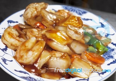 Chinese Seafood Dish Stock Photo - Royalty Free Image ID 10098352