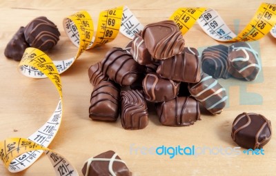 Chocolates - Counting Calories Stock Image - Royalty Free Image ID ...