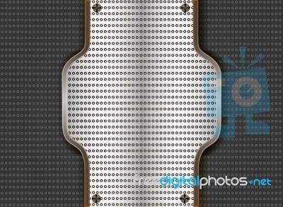 Chrome Steel Plate Stock Image - Royalty Free Image ID 100203482