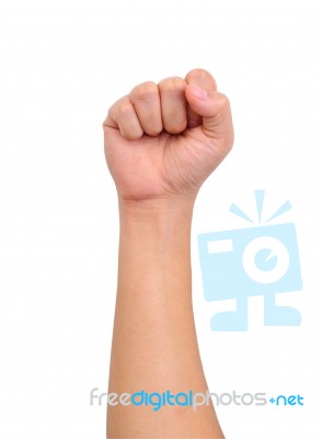 Clenched Fists Stock Photo - Royalty Free Image ID 10047582