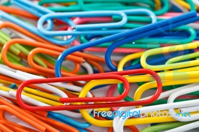 Colorful Paper Clips Stock Photo - Royalty Free Image ID 10039502