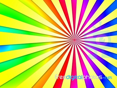 Colourful Dizzy Striped Tunnel Background Shows Dizzy Illustrati… Stock ...