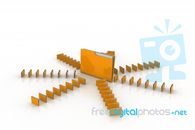 Computer File Folder Stock Image - Royalty Free Image ID 100227864