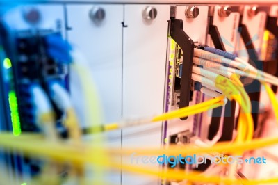 Core Switch Technology In Network Room Place Stock Photo - Royalty Free ...