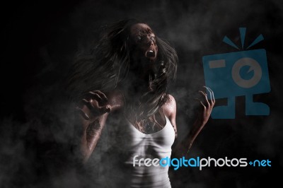 Cursed Of The Devil Stock Image - Royalty Free Image ID 100647347