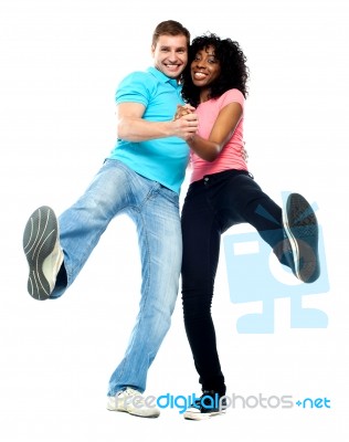 Dancing Couple Having Fun Stock Photo - Royalty Free Image ID 10092723