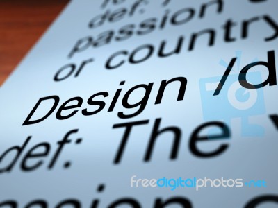 Design Word Definition Stock Photo - Royalty Free Image ID 100107205