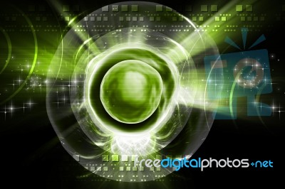 Digital Human Cell Stock Image - Royalty Free Image ID 10085734