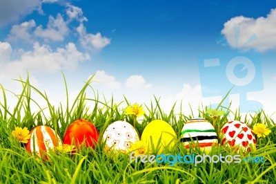 Easter Eggs Stock Photo - Royalty Free Image ID 10077508