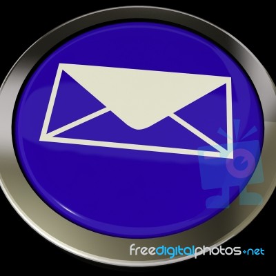 Email Icon Button Stock Image - Royalty Free Image ID 10067034