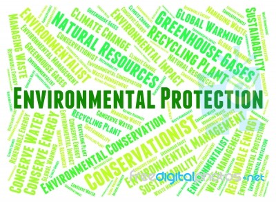 Environmental Protection Representing Earth Day And Sustainable Stock ...