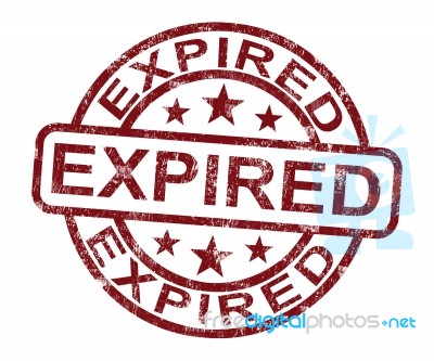 Expired Stamp Stock Photo - Royalty Free Image ID 10086054