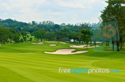 Fairway In Golf Course Stock Photo - Royalty Free Image ID 10079056