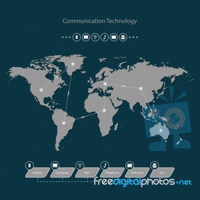 Fast Communication Stock Image - Royalty Free Image ID 100356848