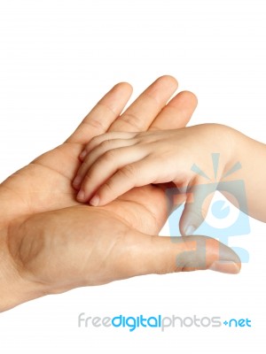 Father Giving Hand To A Child Stock Photo - Royalty Free Image ID 10032805