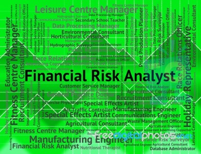 Financial Risk Analyst Means Analysers Analyse And Investment Stock ...