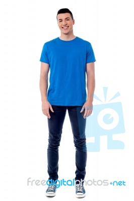 Full Length Image Of Young Smart Guy Stock Photo - Royalty Free Image ...