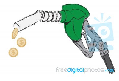 Gas Pump Nozzle Design Stock Image - Royalty Free Image ID 10075556
