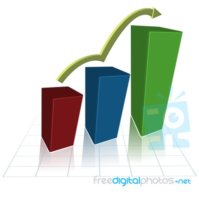 Growing Graph Stock Image - Royalty Free Image ID 10037212