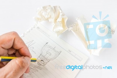 Hand Drawing Concept Stock Photo - Royalty Free Image ID 100365203