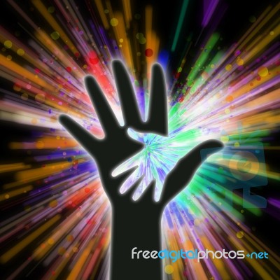 Hand Fire Stock Image - Royalty Free Image ID 10022262