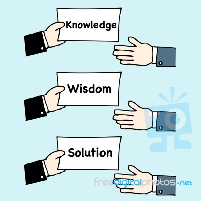 Hand Giving Knowledge,wisdom And Solution Stock Image - Royalty Free ...