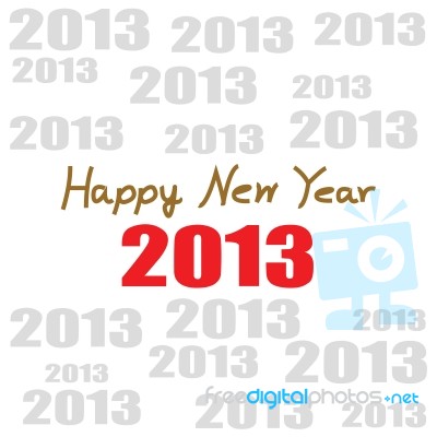 Hny 2013 Stock Image - Royalty Free Image ID 100128318