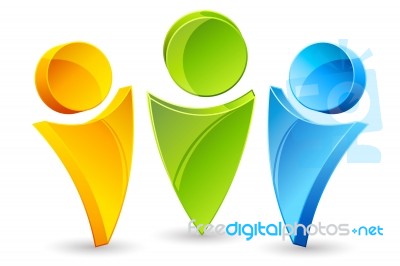 Human Icons Stock Image - Royalty Free Image ID 10091965