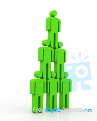 Human Pyramid Stock Image - Royalty Free Image ID 10072852