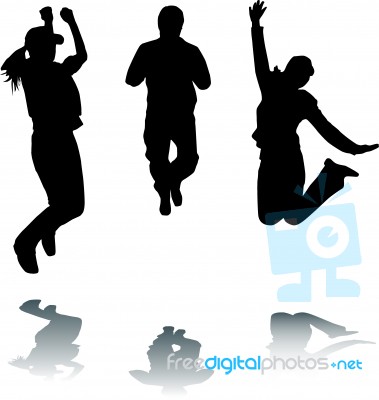 Jump Stock Image - Royalty Free Image ID 100124380