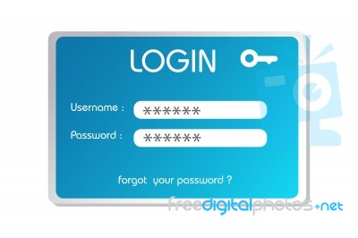 Login With Username Password Stock Image - Royalty Free Image ID 10096463