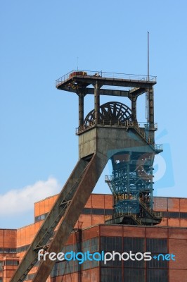 Mine Headframe Stock Photo - Royalty Free Image ID 10029526