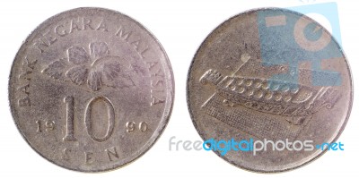 Old Rare Malaysian Coin Stock Photo - Royalty Free Image ID 100323134
